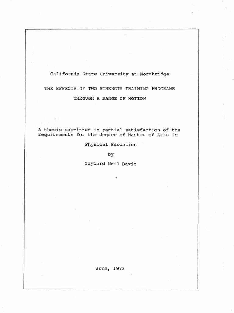 Davis Gaylord 1972 | PDF | Thesis