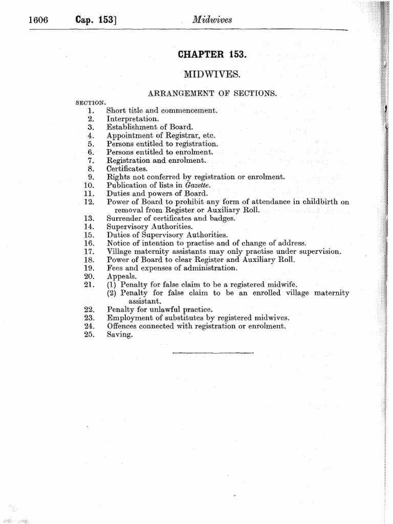 Cap 153 | PDF | Midwife | Midwifery