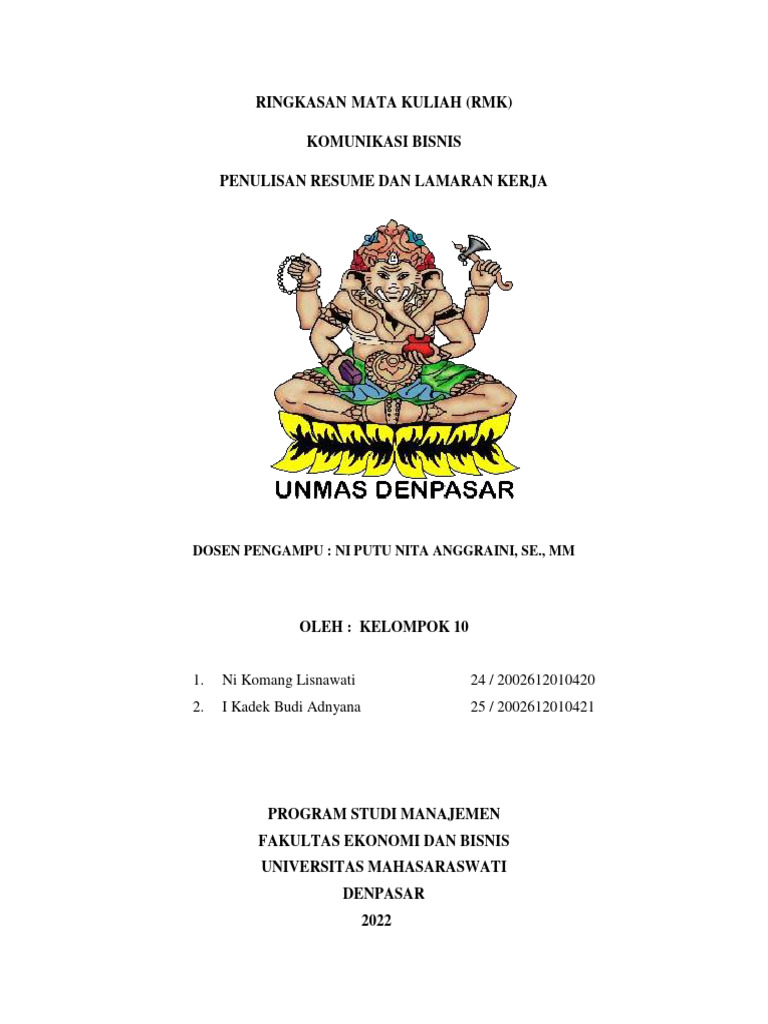 Panduan Resume & Lamaran Kerja | PDF | Karier & Perkembangan