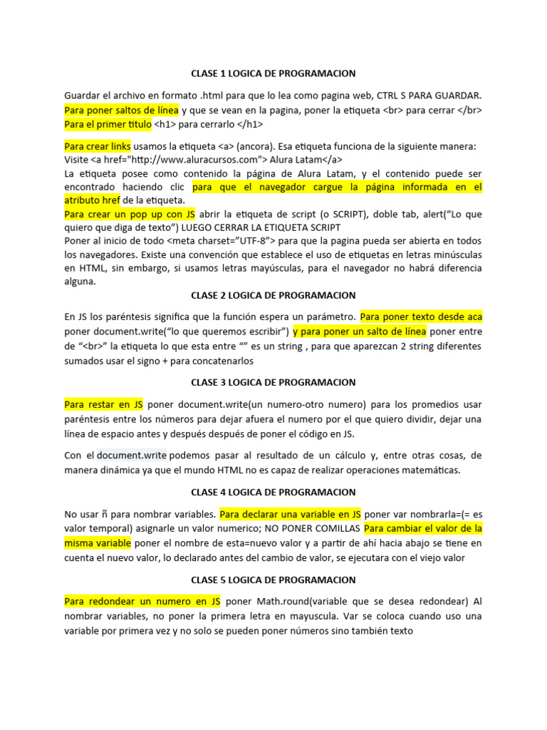 Guía Básica de Programación JS | PDF | HTML | Posicionamiento en buscadores