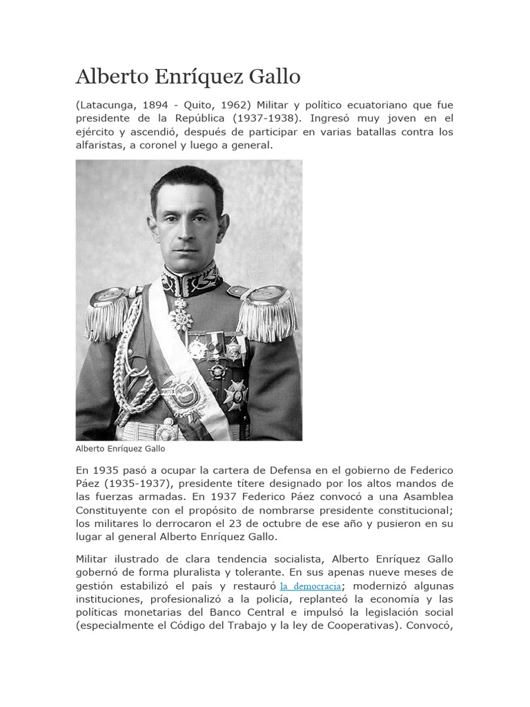 Alberto Enríquez Gallo | PDF
