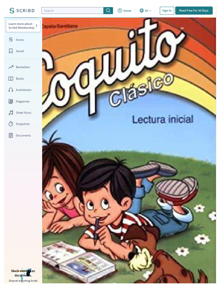 PDF Coquito Lectura Inicialpdf - Compress | PDF | Comunicación escrita ...