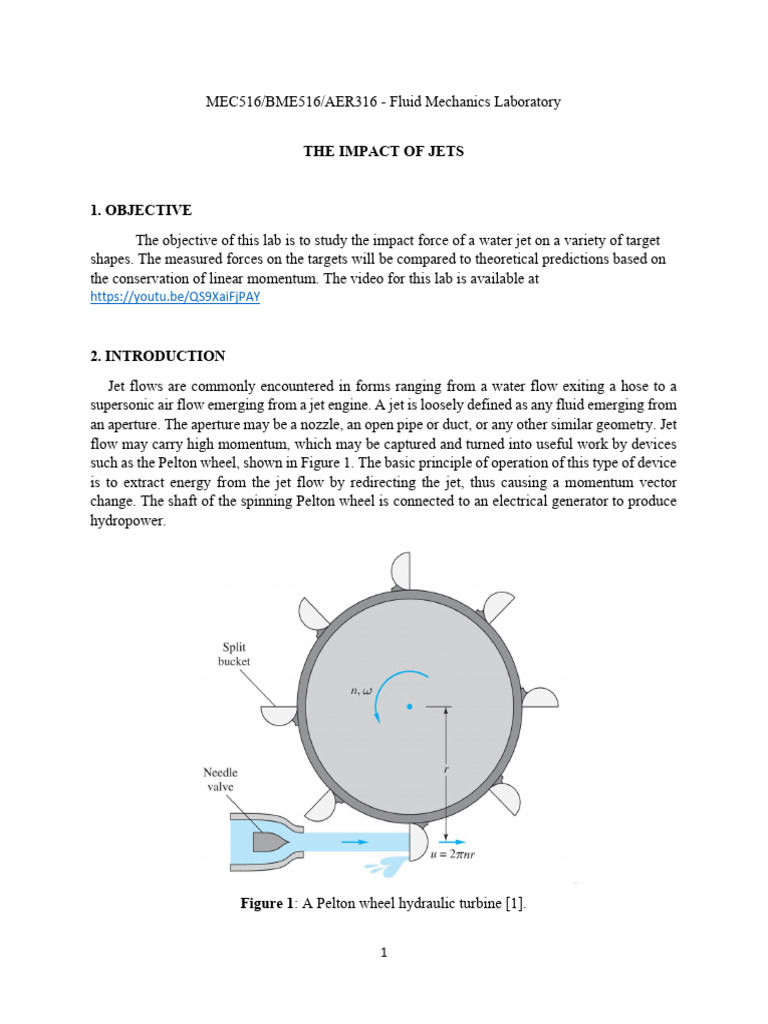 Lab 3 Impact of Jets Virtual Lab F2020 v2 | PDF | Force | Jet Engine