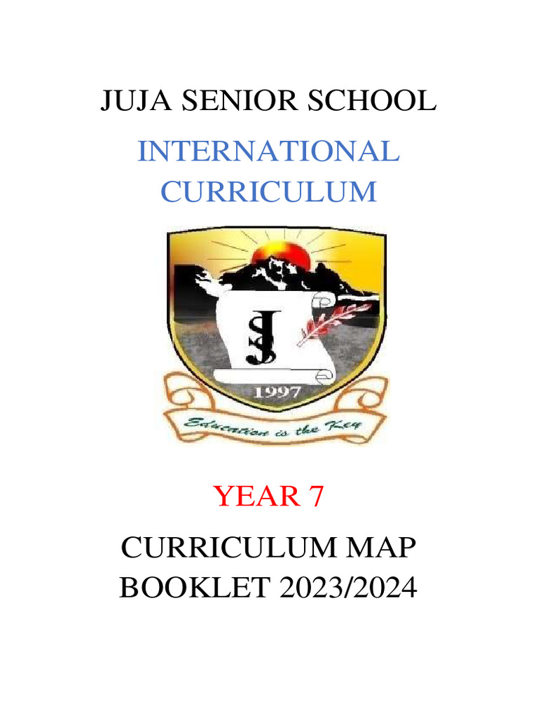 Year 7 2023-2024 Curriculum Mapping | PDF | Computer File | Shape