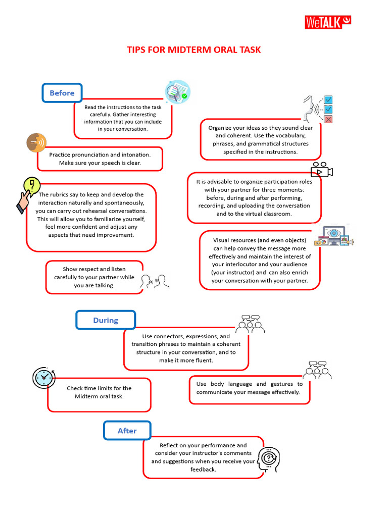 Tips For Midterm Oral Task E5 | PDF | Learning | Cognitive Science