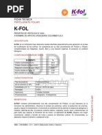 Foltron Ficha Tecnica | PDF | Fertilizante | Nitrógeno