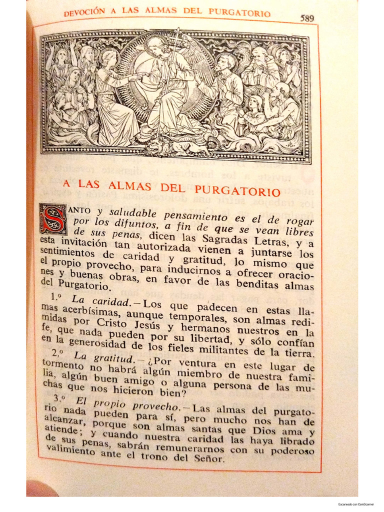 Devoción a las Almas del Purgatorio | PDF