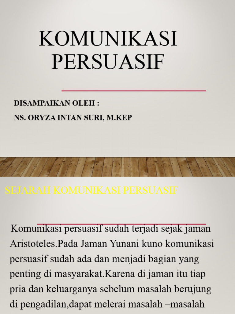 Komunikasi Persuasif | PDF