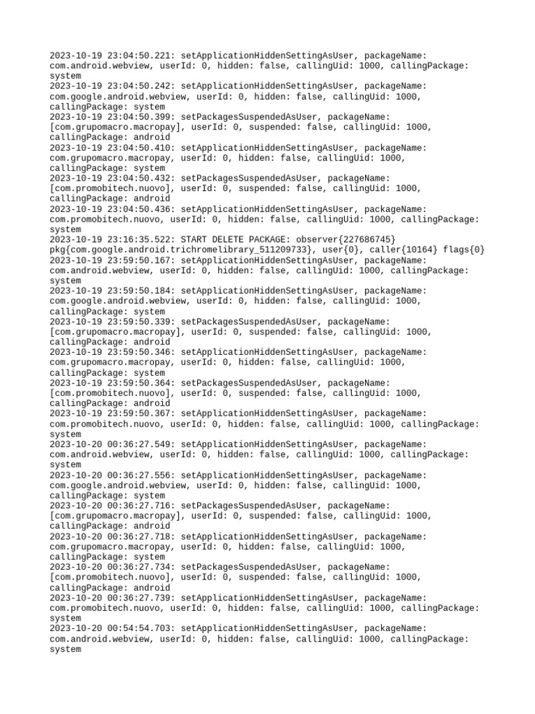 PM Debug Info | PDF | Android (Robot) | Mobile Linux