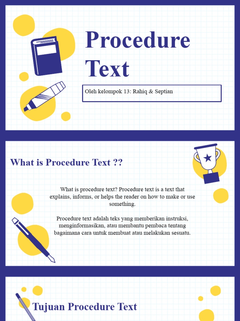 Procedure Text | PDF