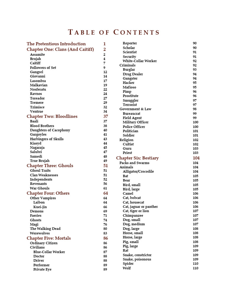 Vampire Monster Manual | PDF