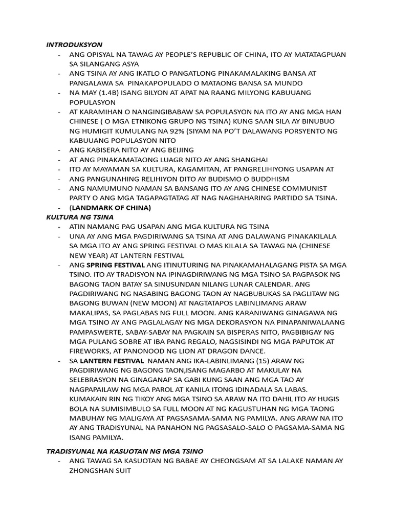 Filipino Report | PDF