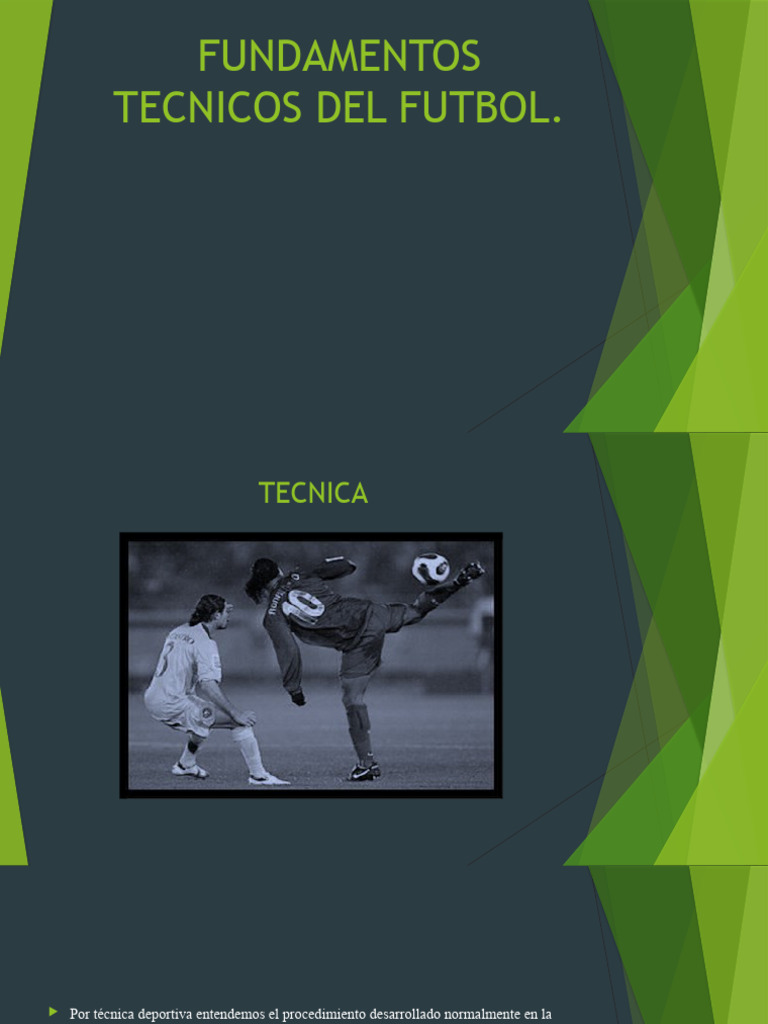 Fundamentos Tecnicos Del Futbol | PDF