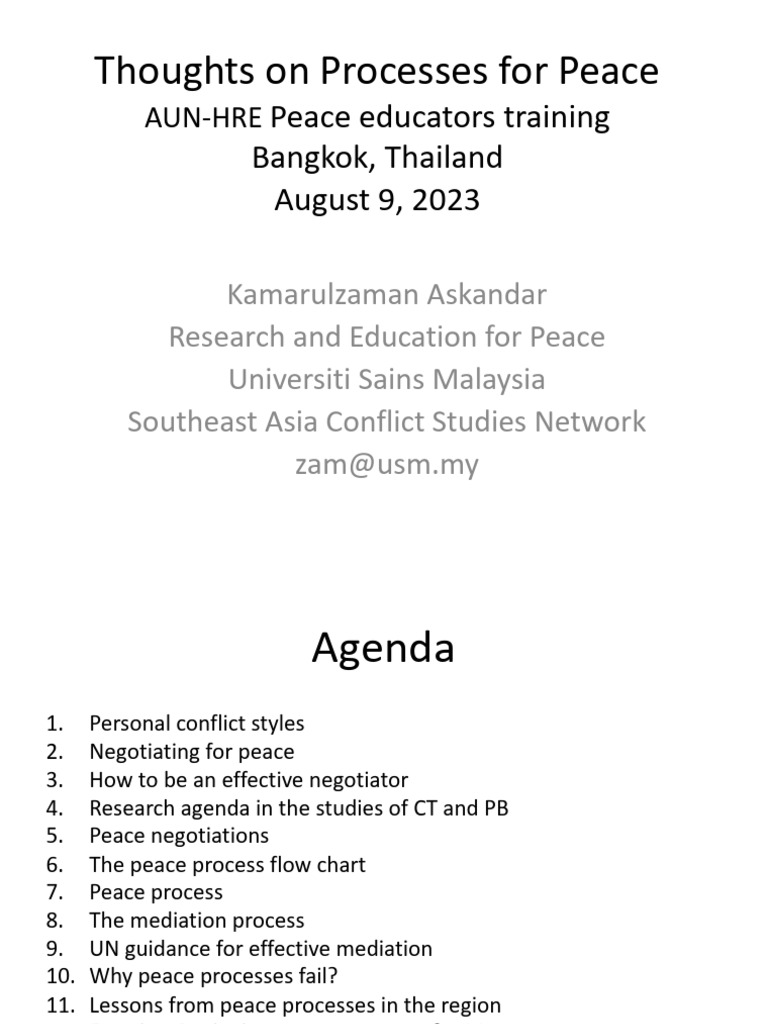 Strategies for Effective Peace Mediation | PDF | Mediation | Peacebuilding