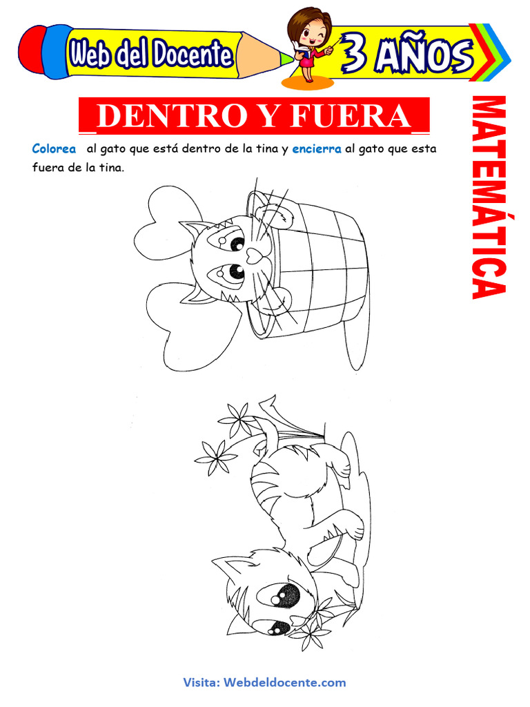 Noción de Fuera y Dentro Para Niños de 3 Años | PDF