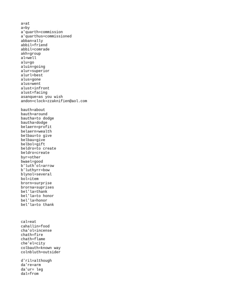 Drow Language | PDF | Dungeons & Dragons | Elves