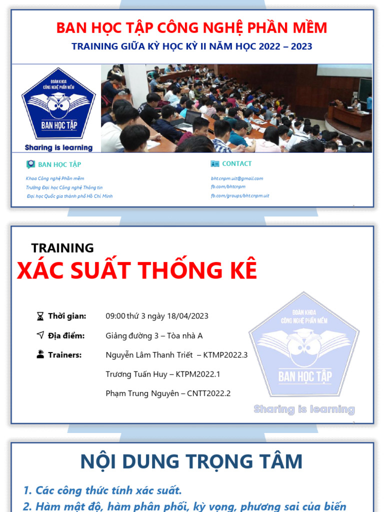 BHTCNPM Slide XSTK GK 22 23 Buoi2 | PDF