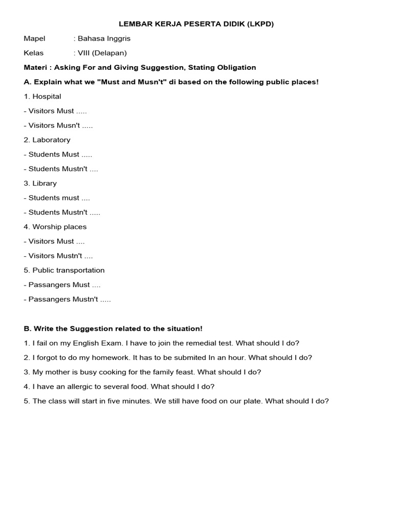 LKPD Kls 8 Chapter 3 | PDF