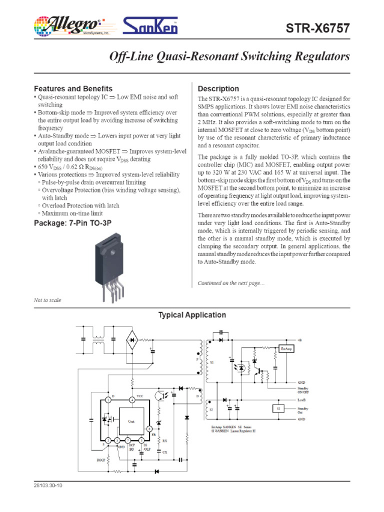 STR-X6757 PDF, STR-X6757 Descripción Electrónicos, STR-X6757 Datasheet ...