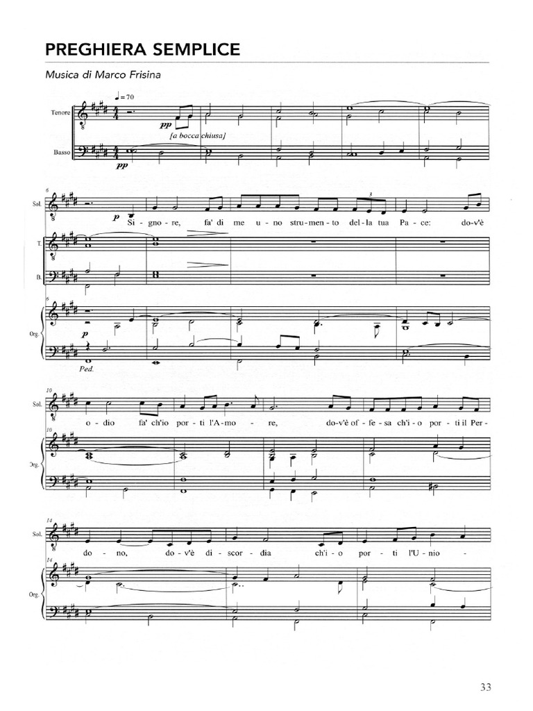 Preghiera Semplice | PDF