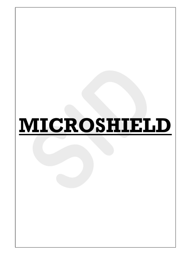 MICROSHIELD | PDF | Immune System | Infection