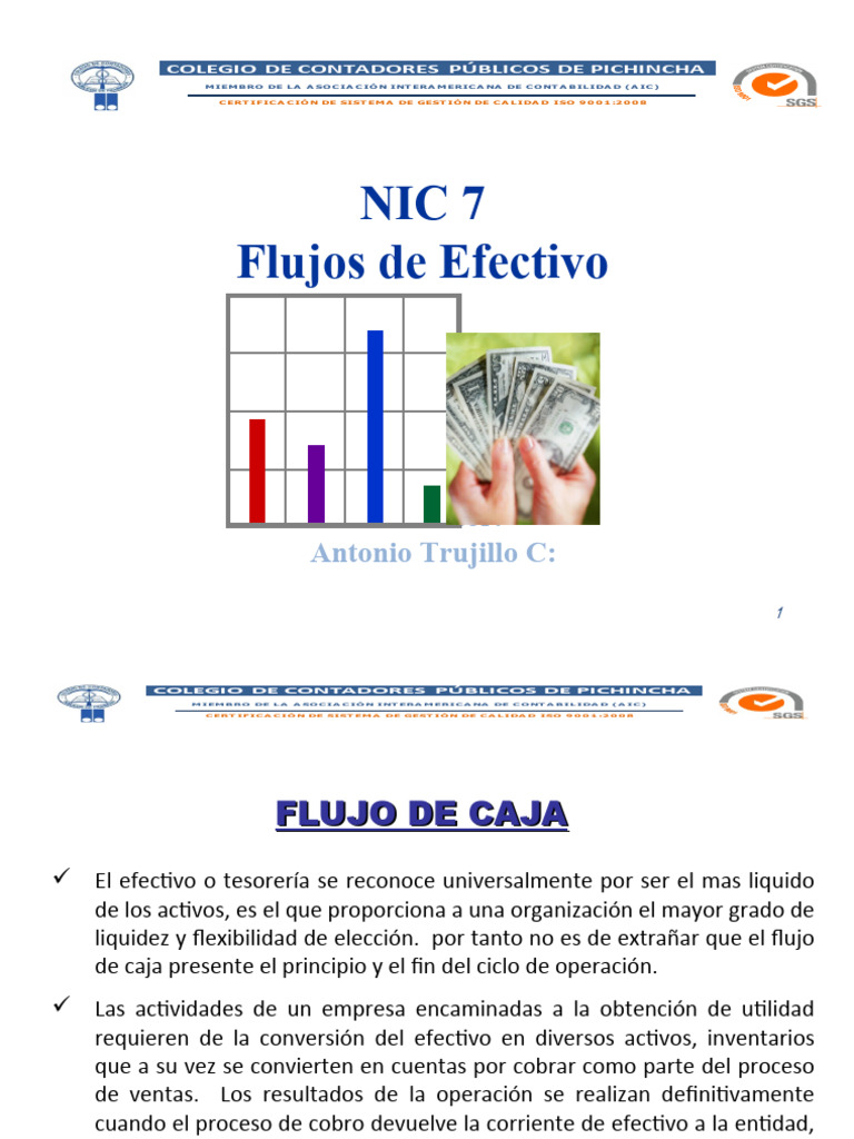 NIC 7 Flujo de Efectivo | PDF | normas internacionales de INFORMACION FINANCIERA | Business
