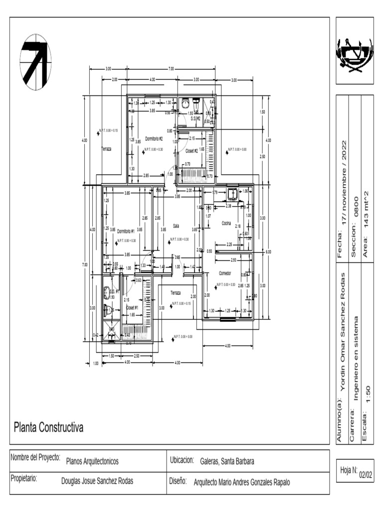 Planos Constructivo | PDF