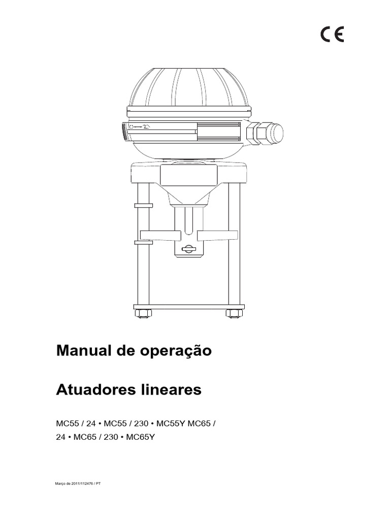Manual de Atuadores Lineares MC55/65 | PDF | Rede elétrica | Fonte de ...