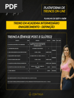 Protocolo de Treino Na Academia Especial 01 Ano Fso | PDF | Exercício físico | Anatomia humana