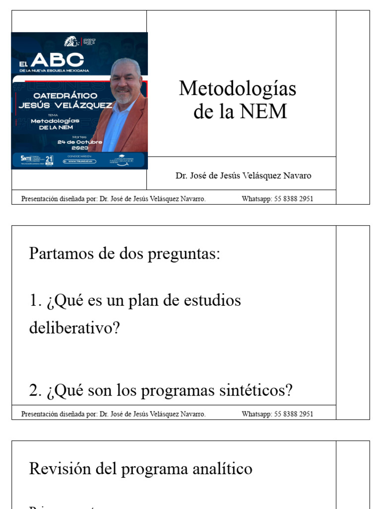 Metodología de La Nem | PDF | Evaluación | Aprendizaje