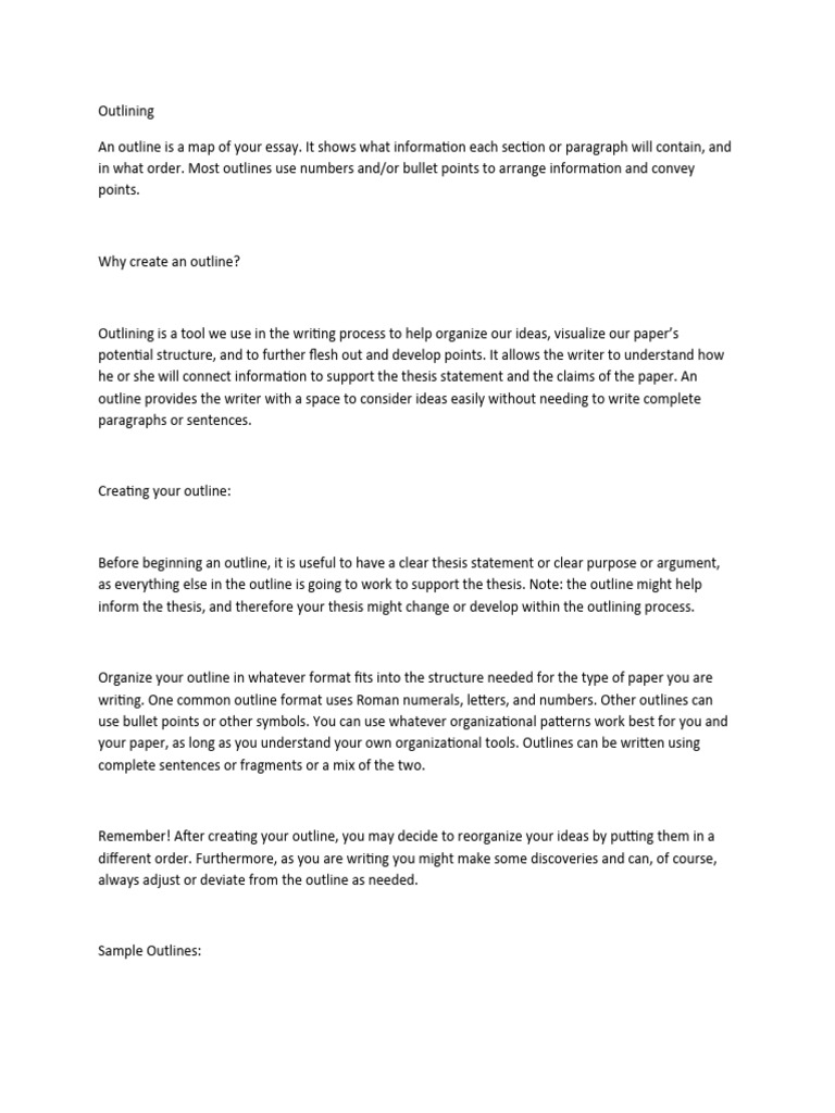 Outlining And Simple Pdf Methodology Science