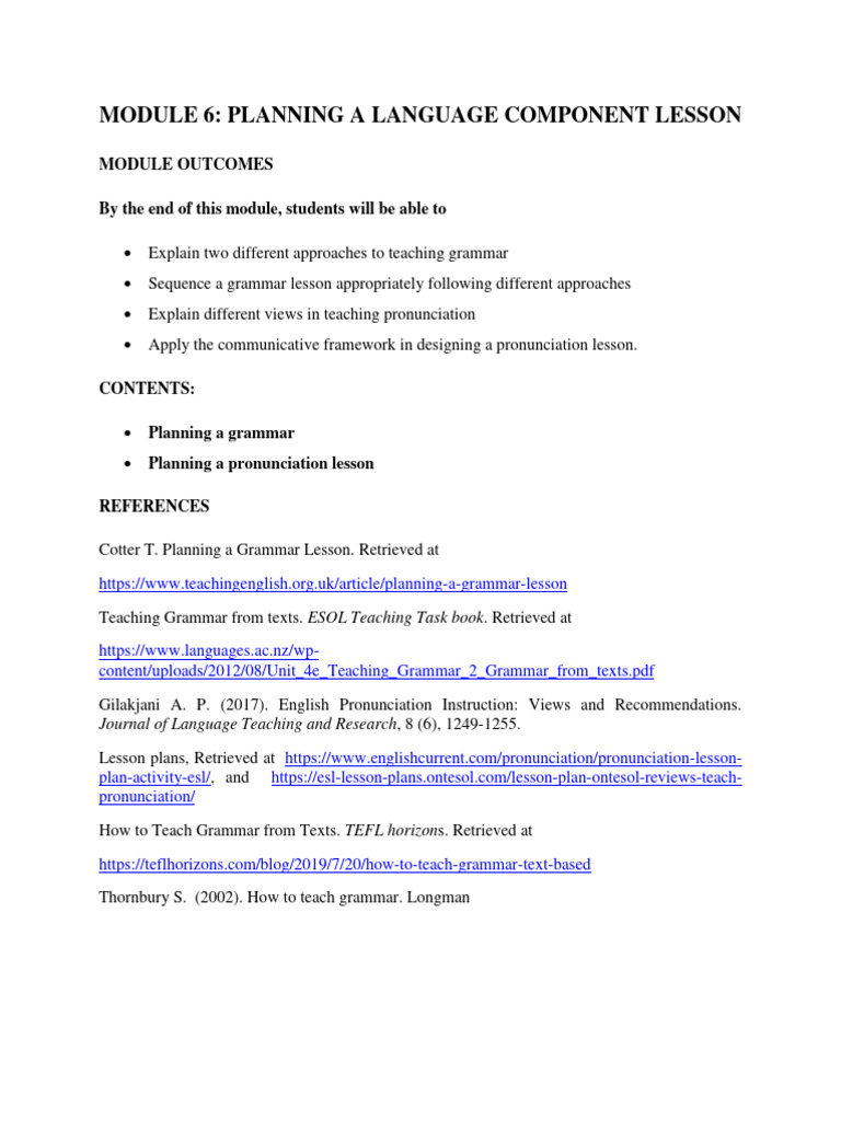 Grammar Pronunciation | PDF | Second Language | Learning