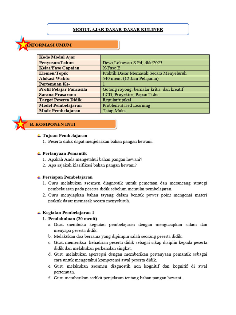 Modul Ajar Kumer | PDF | Karier & Perkembangan