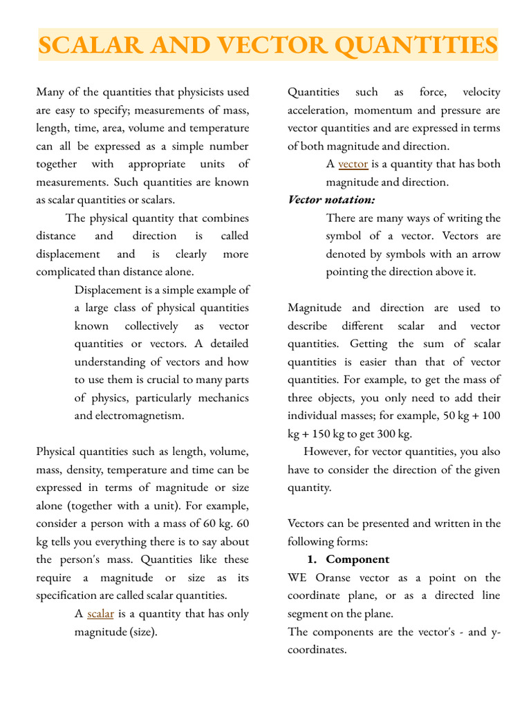 PHYSICSexy | PDF | Euclidean Vector | Classical Mechanics