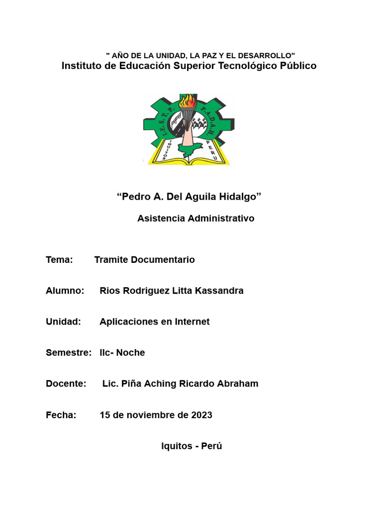 Trámite Documentario | PDF | Gestión de registros | Ciencias de la Información