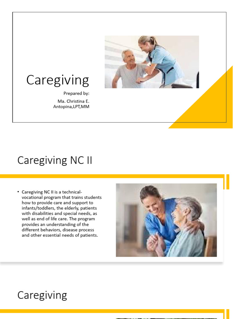Intro To Caregiving | PDF | Caregiver | Nursing