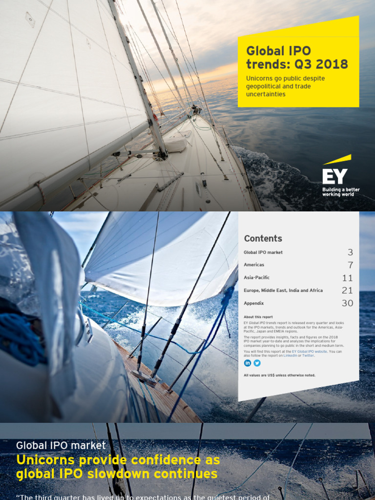 Global IPO Trends Report Q3 2018 | PDF | Initial Public Offering ...