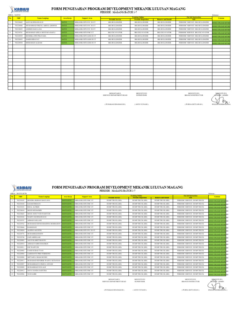 Program Development Mechanic Certification | PDF