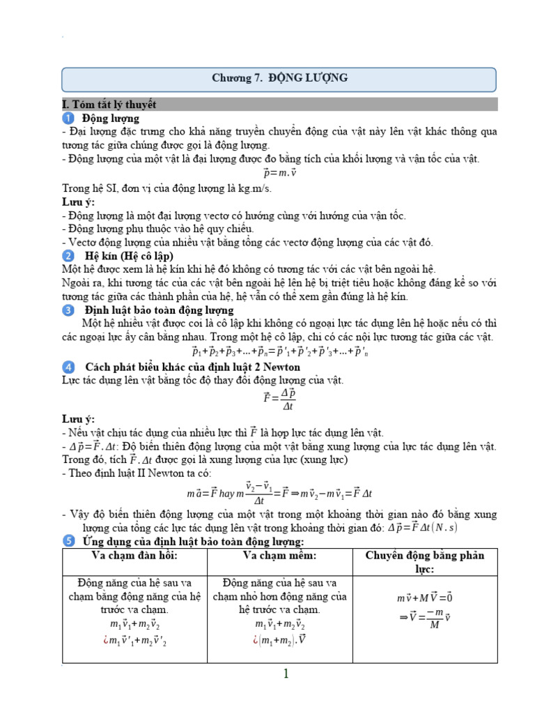 BT Chuong 7 - Dong Luong | PDF