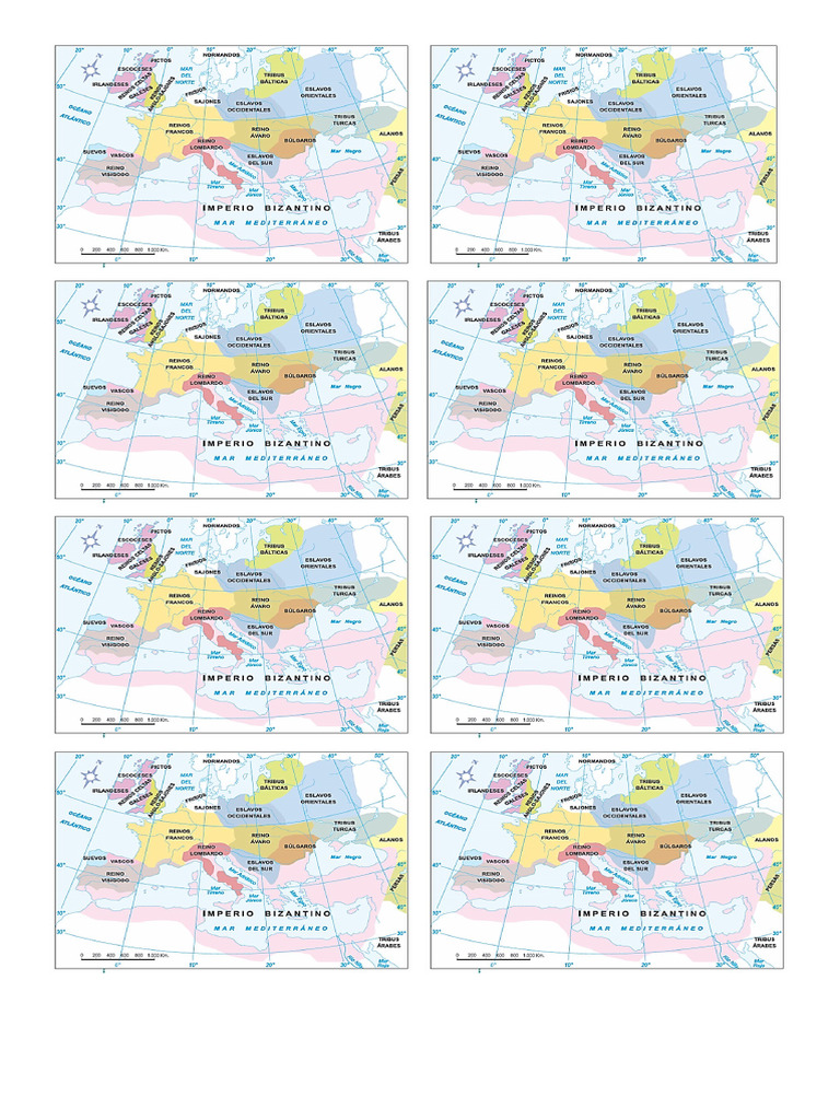 Mapa Reinos Germanos | PDF