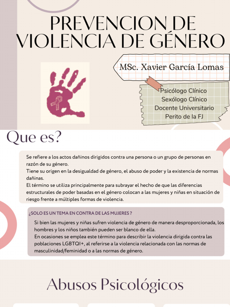 Violencia de Genero | PDF