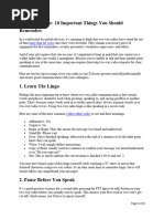Two-Way Radio Communication Guidelines | PDF | Information And ...