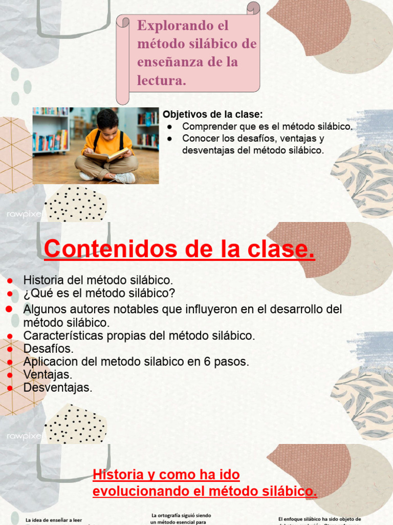 Método Silábico de La Lecto-Escritura | PDF | Sílaba | Enseñando