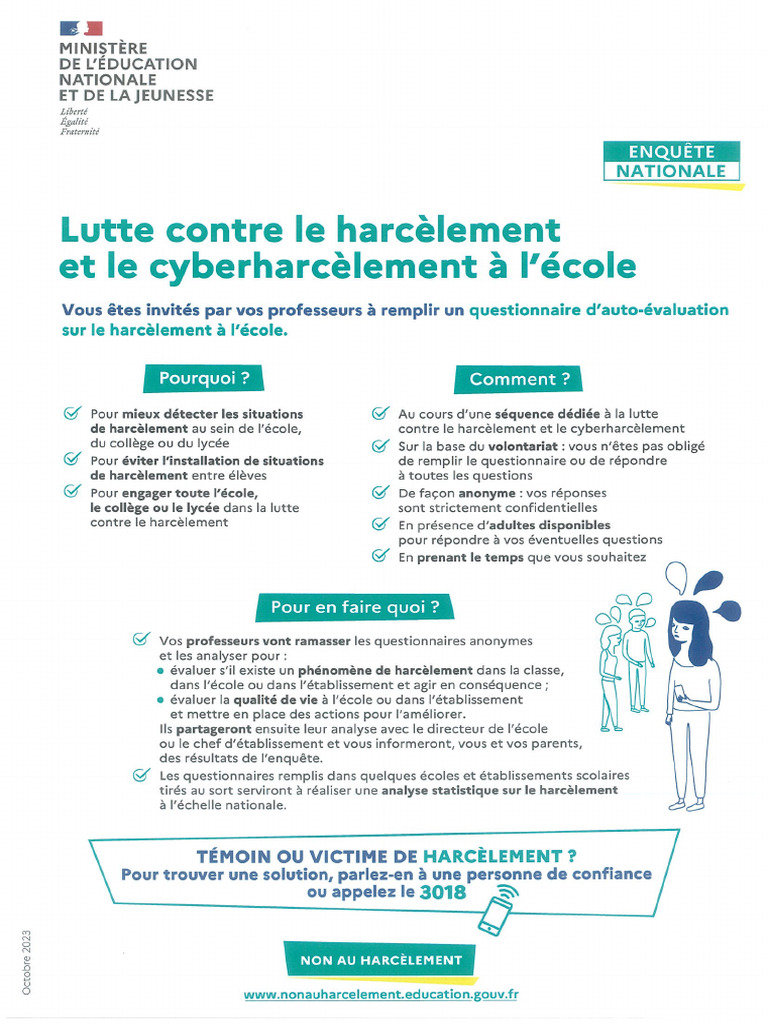 Note Explicative Questionnaire Auto Évaluation | PDF