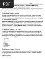 Freeman 1984 - Stakeholder Management Framework and Philosophy | PDF ...