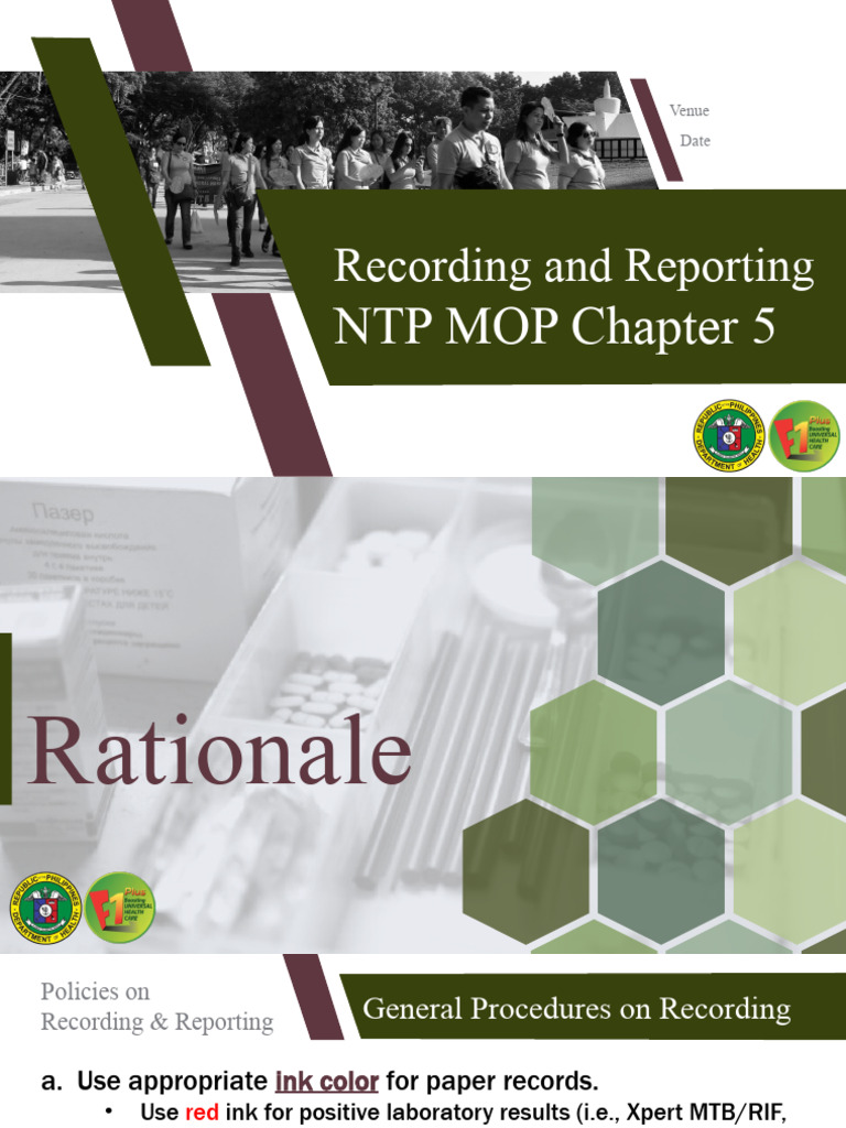 NTP MOP 6th Ed Module 11 Reporting and Recording | PDF | Tuberculosis | Health Sciences