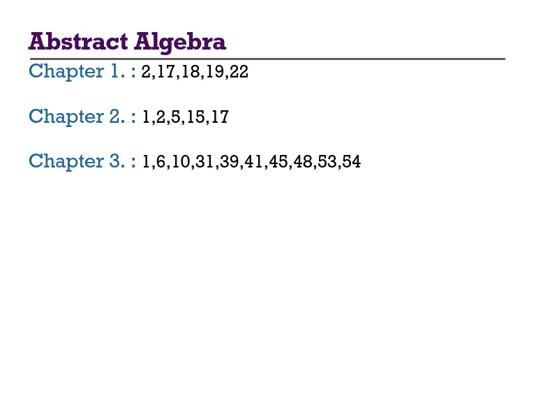 Abstract Algebra | PDF