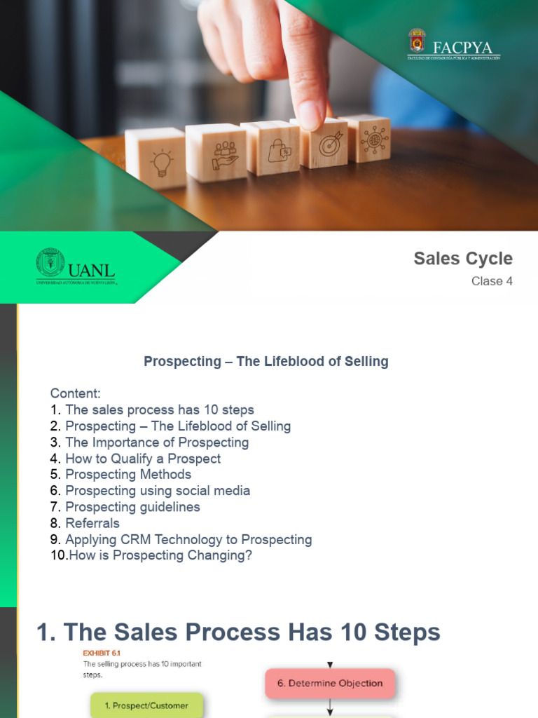 Clase 4 - Sales Cycle | PDF | Sales | Customer Relationship Management
