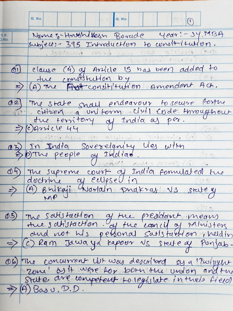 395 Introduction To Constitution | PDF