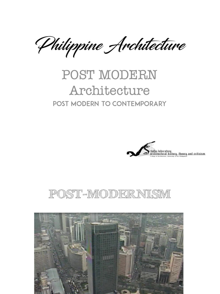 11 Post Modernism | PDF | Philippines | Design